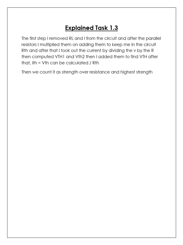 Circuit Analysis: Finding VTH and Rth | PDF