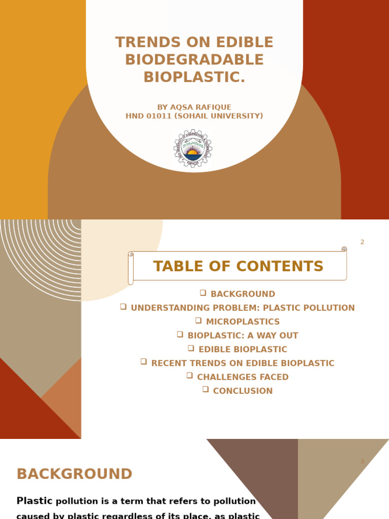 Edible Bioplastics: Eco-Friendly Solutions | PDF | Plastic | Nanotechnology