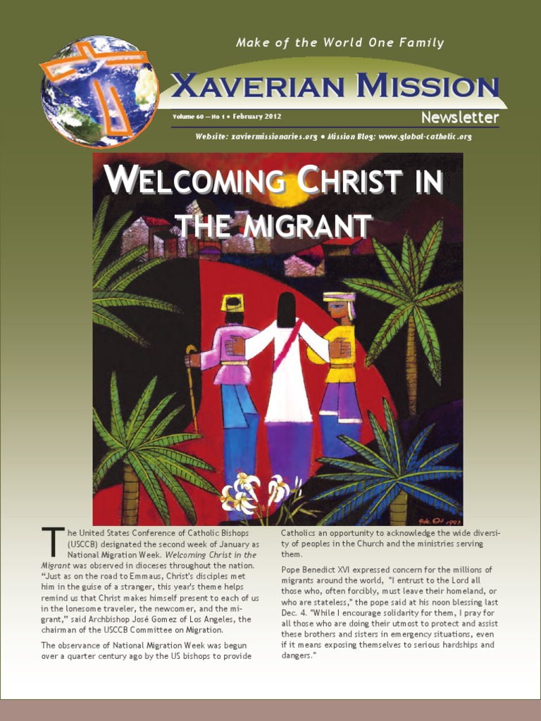 Xaverian Mission Newsletter February 2012 | PDF | Evangelism | Catholic ...