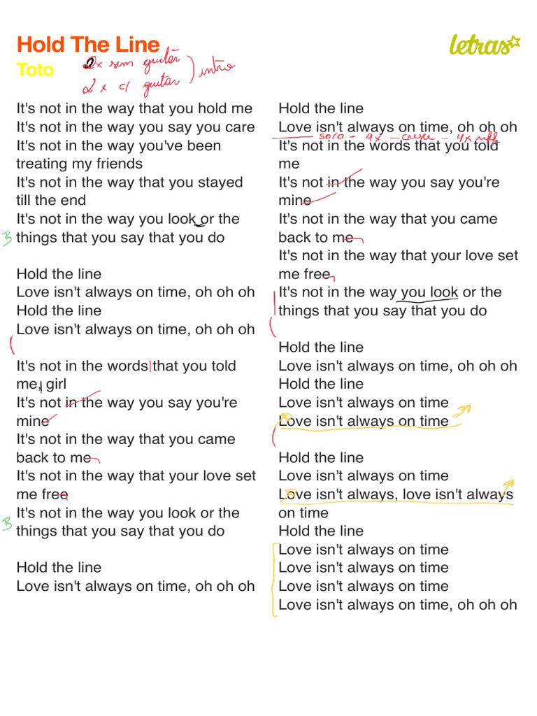 Hold the Line: Love's Timing Explained | PDF