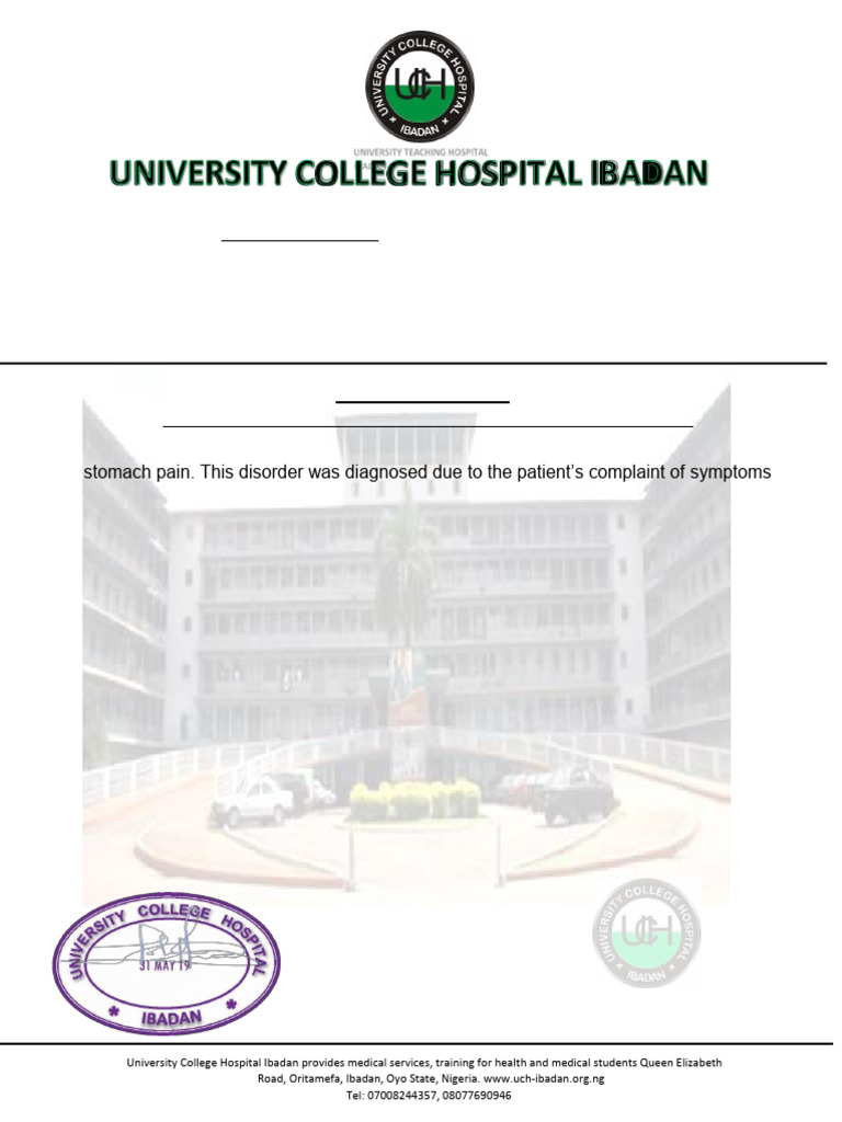 Gbemi Medical Report | PDF
