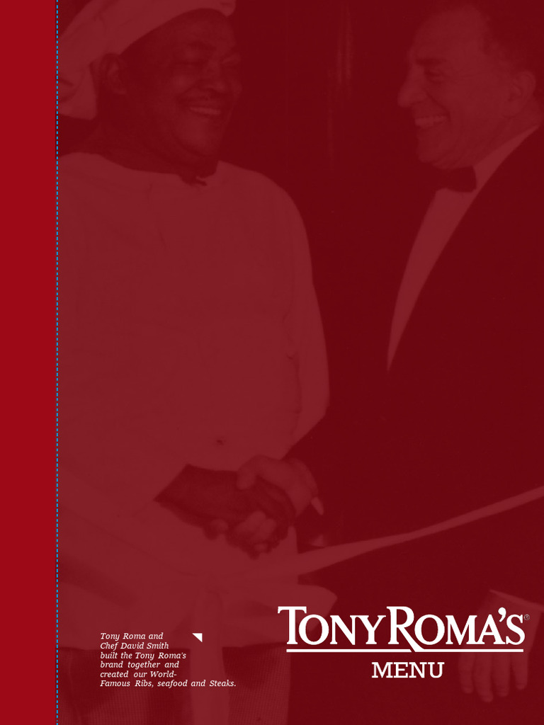 Tony Romas Menu Classic Menu - 23 PDF | PDF | Salad | Hamburgers
