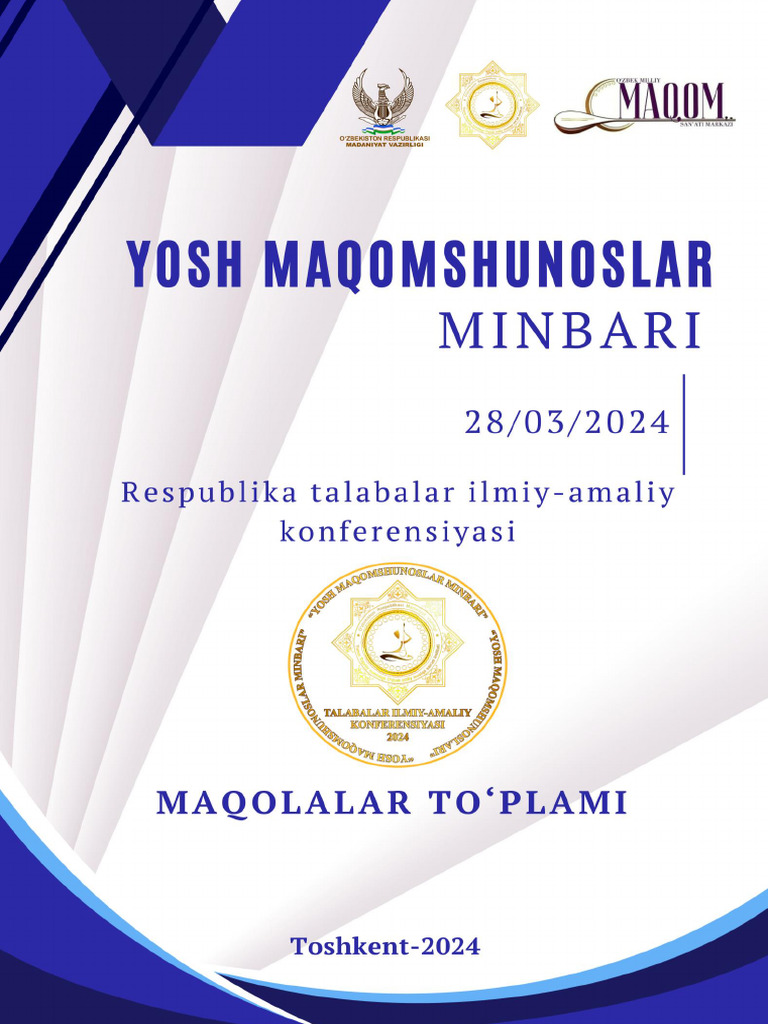 Yosh Maqomshunoslar Minbari | PDF