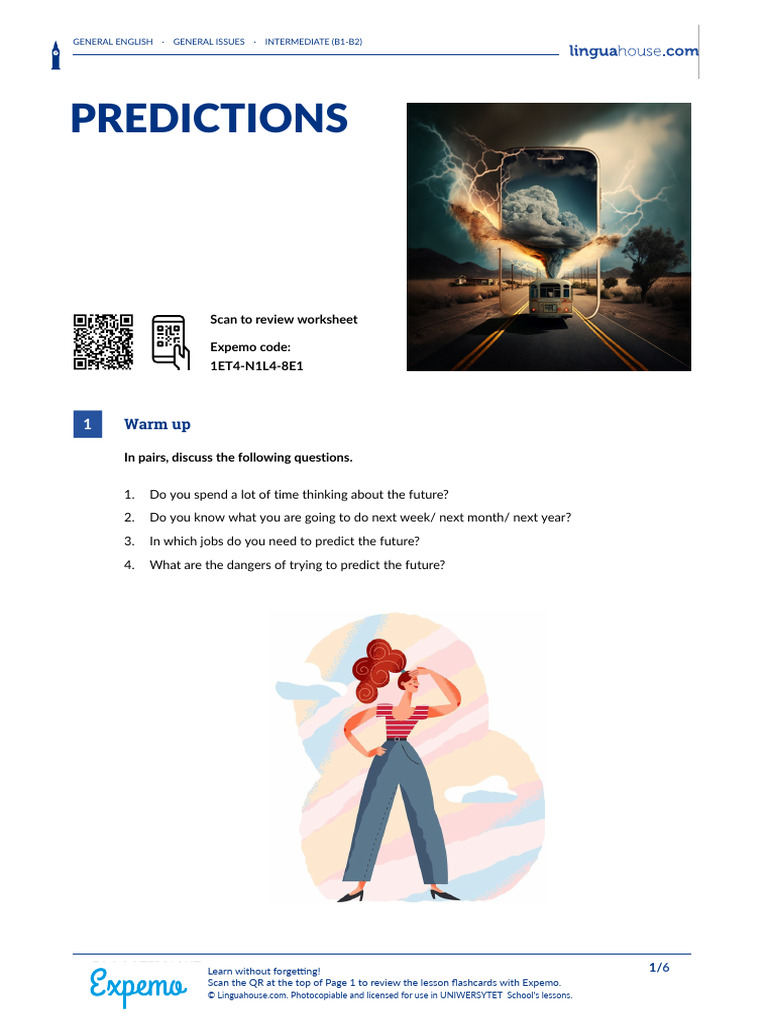 Predictions British English Student B1 B2 | PDF