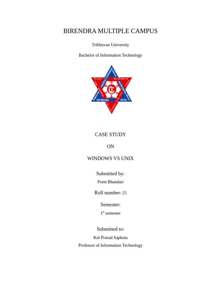 IIT Case Study by Prem | PDF | Microsoft Windows | Operating System