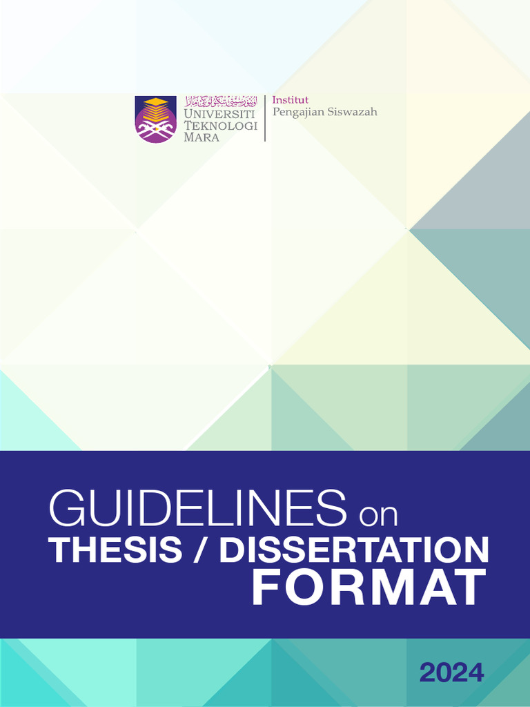 IPSis Thesis Guideline 2024 Final Draft | PDF | Thesis | Plagiarism