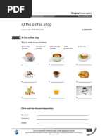 At The Coffee Shop | PDF | Coffeehouse | Coffee