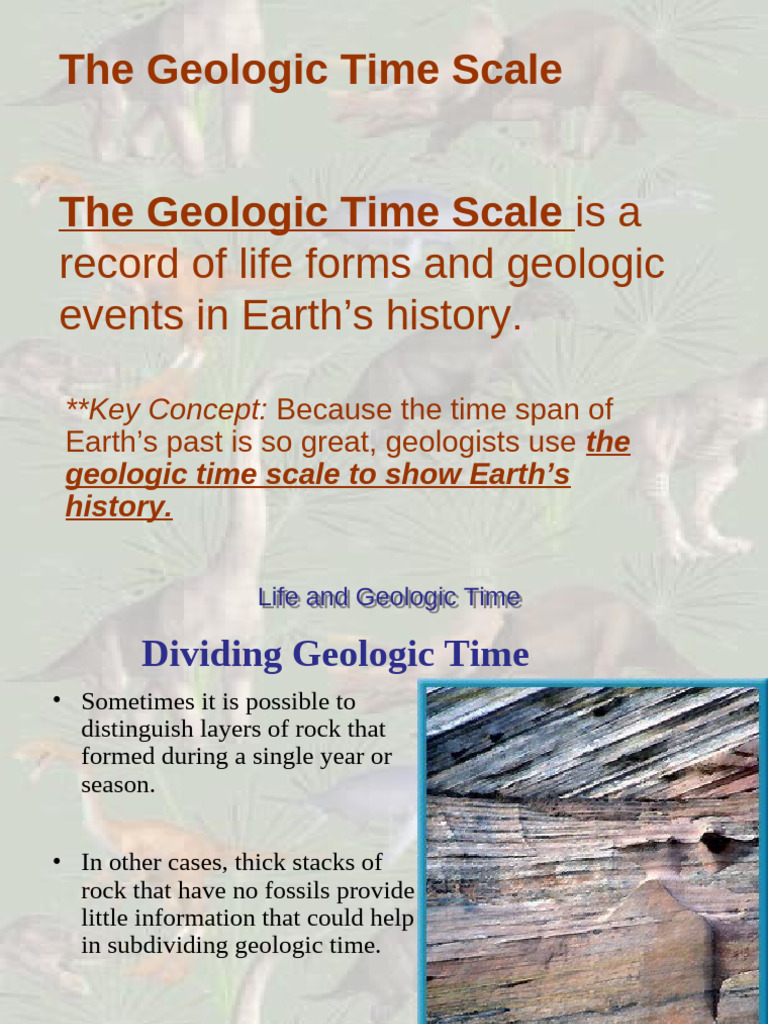 Geologic Time Scale 1 | PDF | Geologic Time Scale | Quaternary