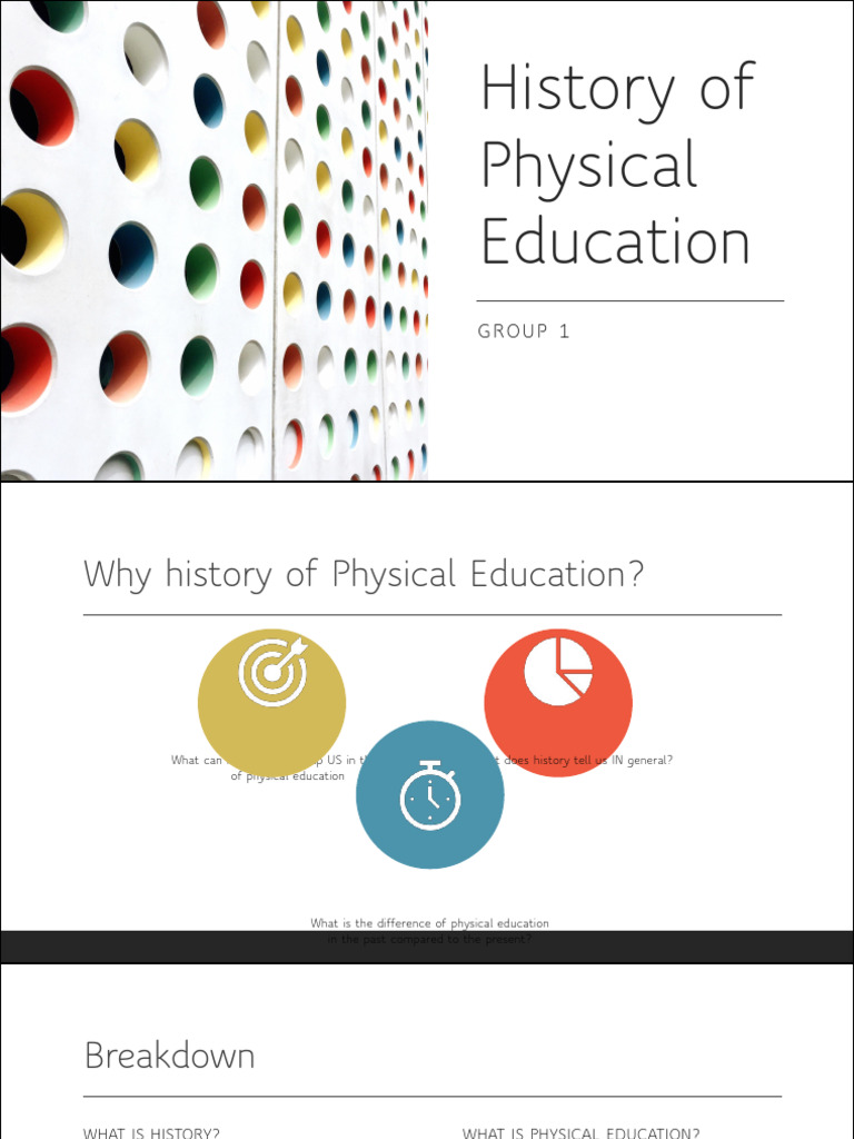 Evolution of Physical Education History | PDF