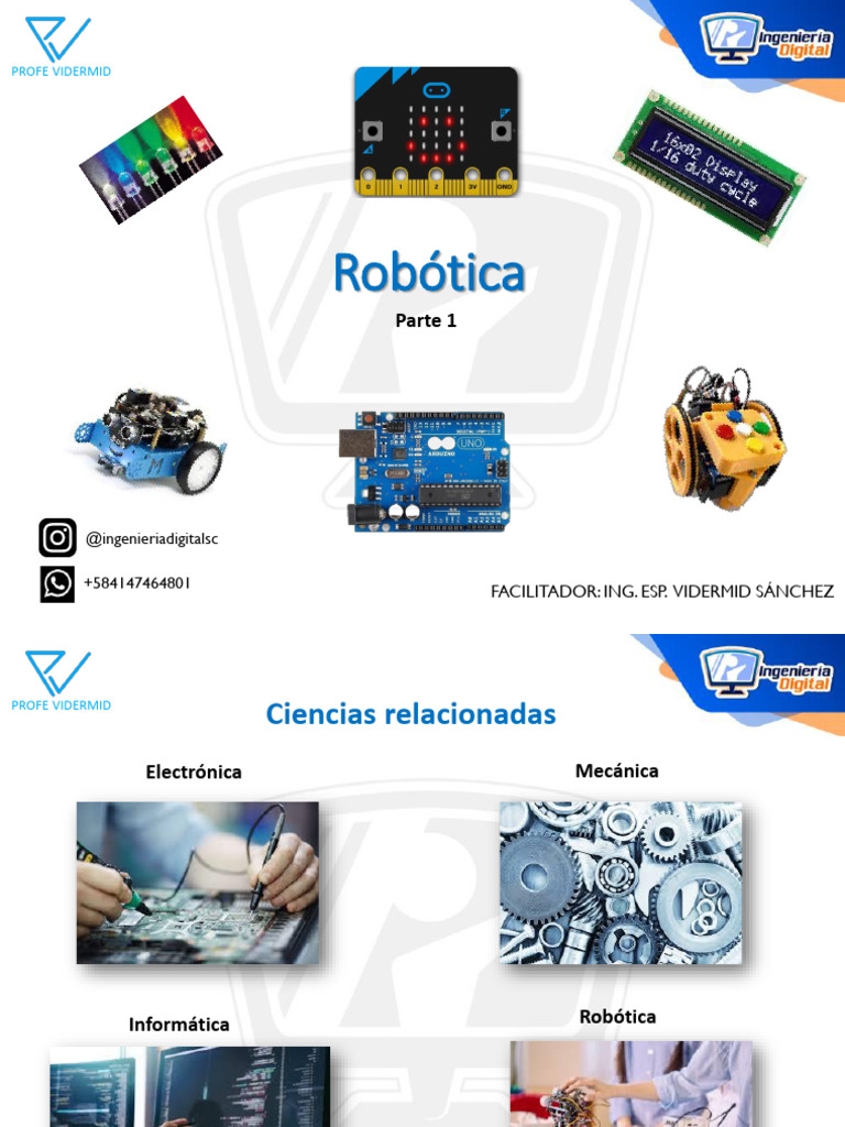 Introducción a Robótica y Electrónica | PDF | Electrónica | Informática
