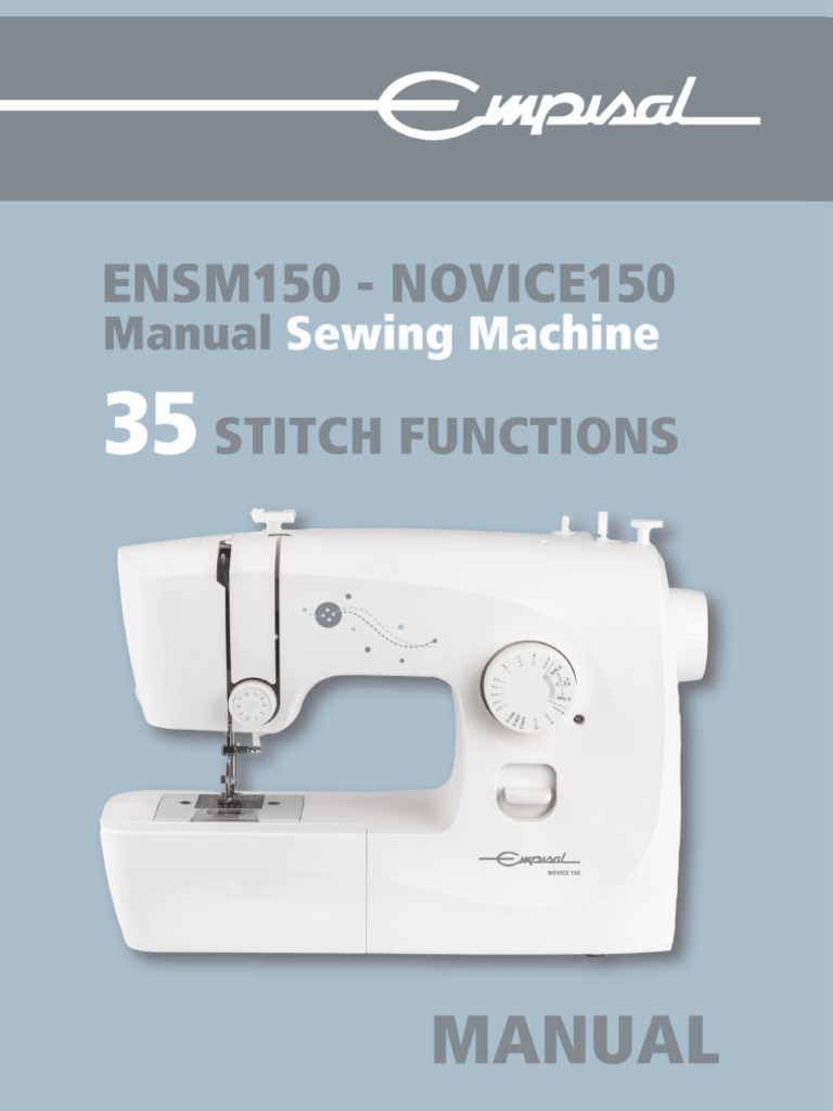 Empisal ENSM150 Sewing Machine Instruction Manual | PDF