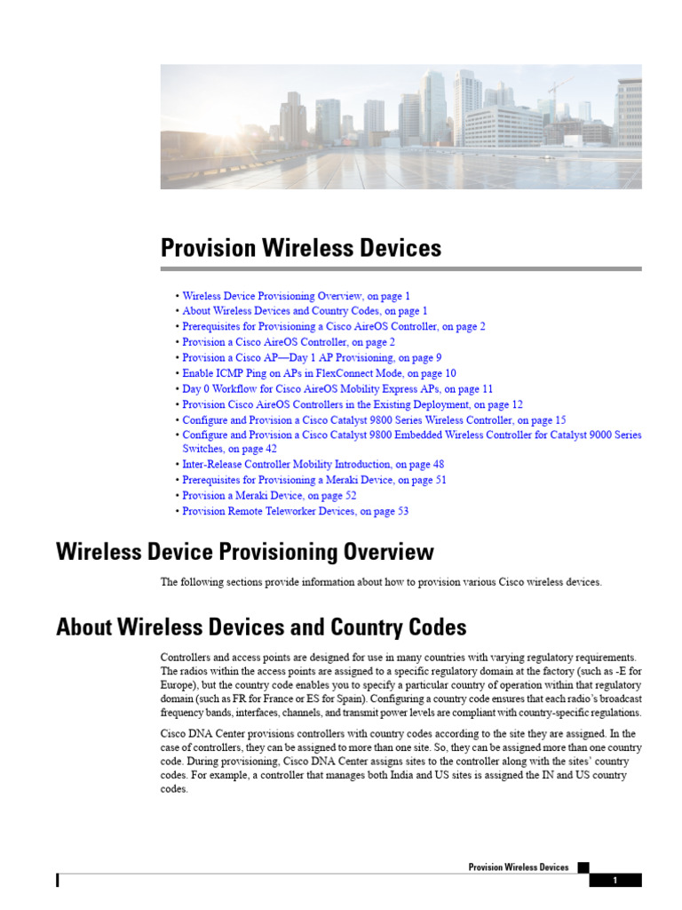 Provision Wireless Devices | PDF | Ip Address | Wireless Access Point