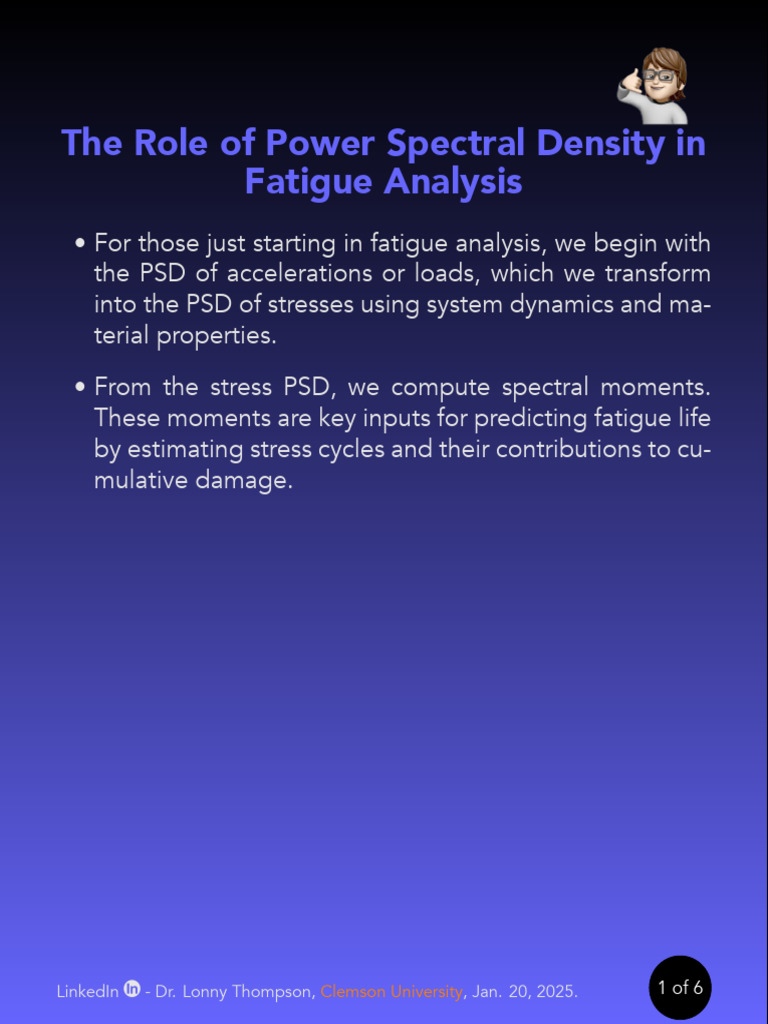 Power Spectral Density in Fatigue Analysis | PDF | Spectral Density ...