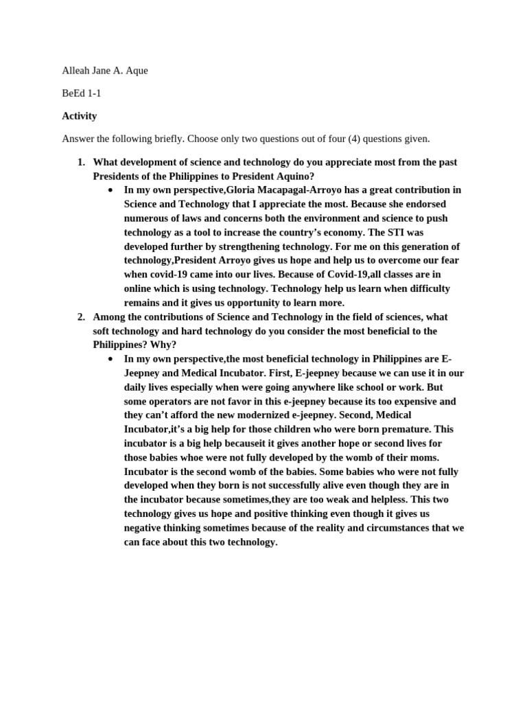 AQUEALLEAH JANE-STS Act | PDF