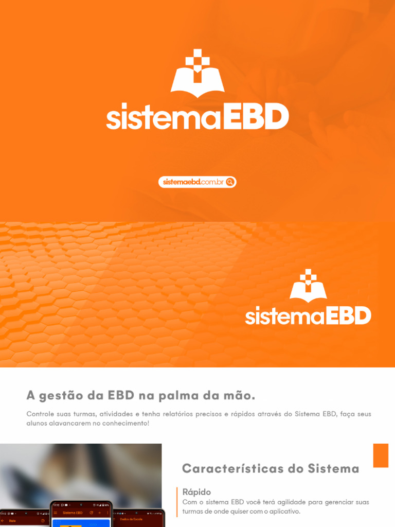 Apresentação E Planos Do Sistema Ebd Com Filial Pdf