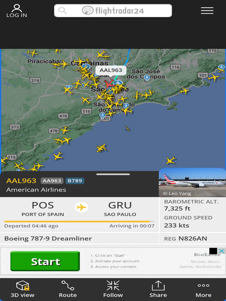 Flightradar24 Live Flight Tracker - Real-Time Flight Tracker Map 2 | PDF
