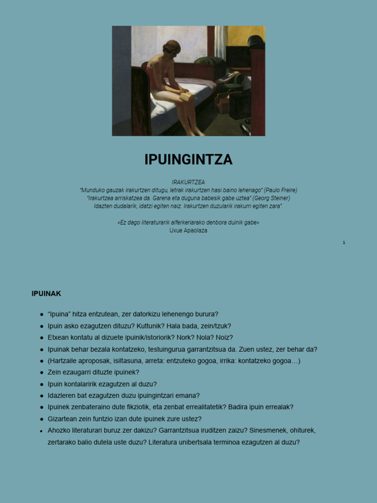 Ipuinak Batxi | PDF