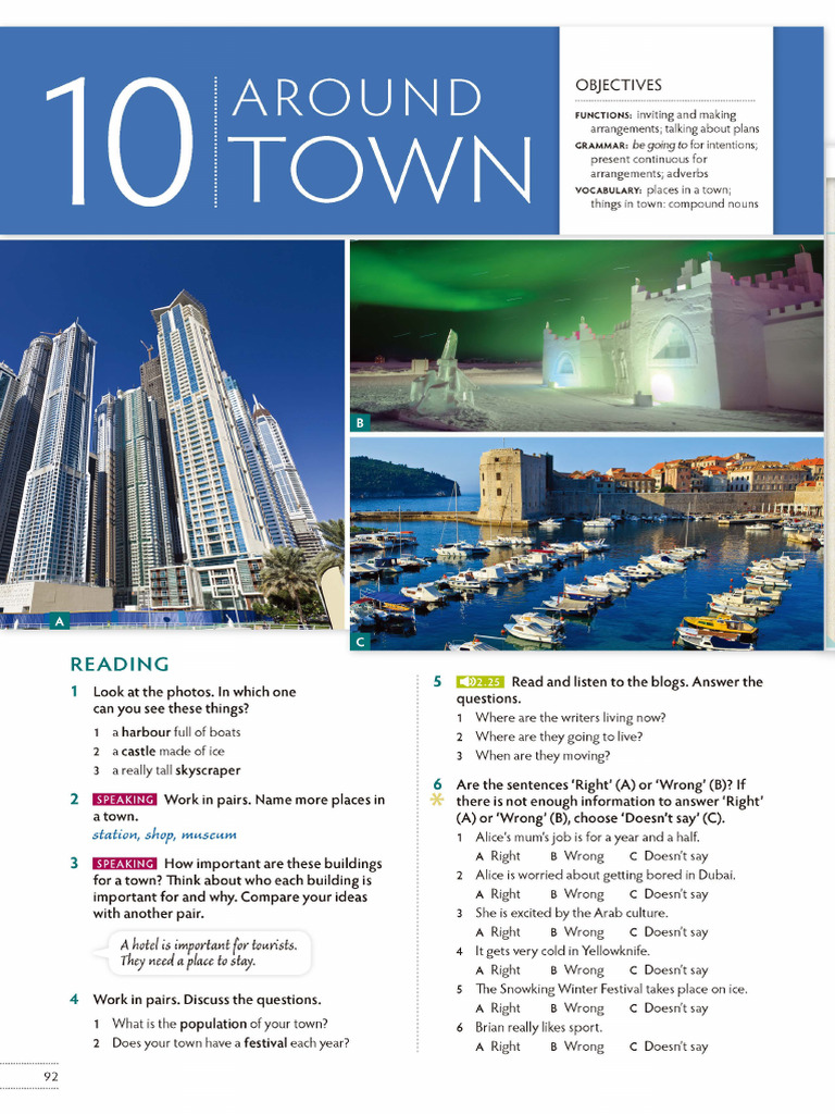 Think Level 1 Students Book-Unit 10 | PDF