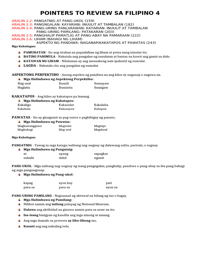 Fil4 3RD PT PTR | PDF