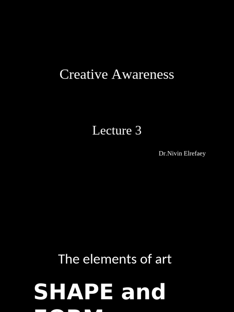 Understanding Shape and Form in Art | PDF | Shape | Dimension