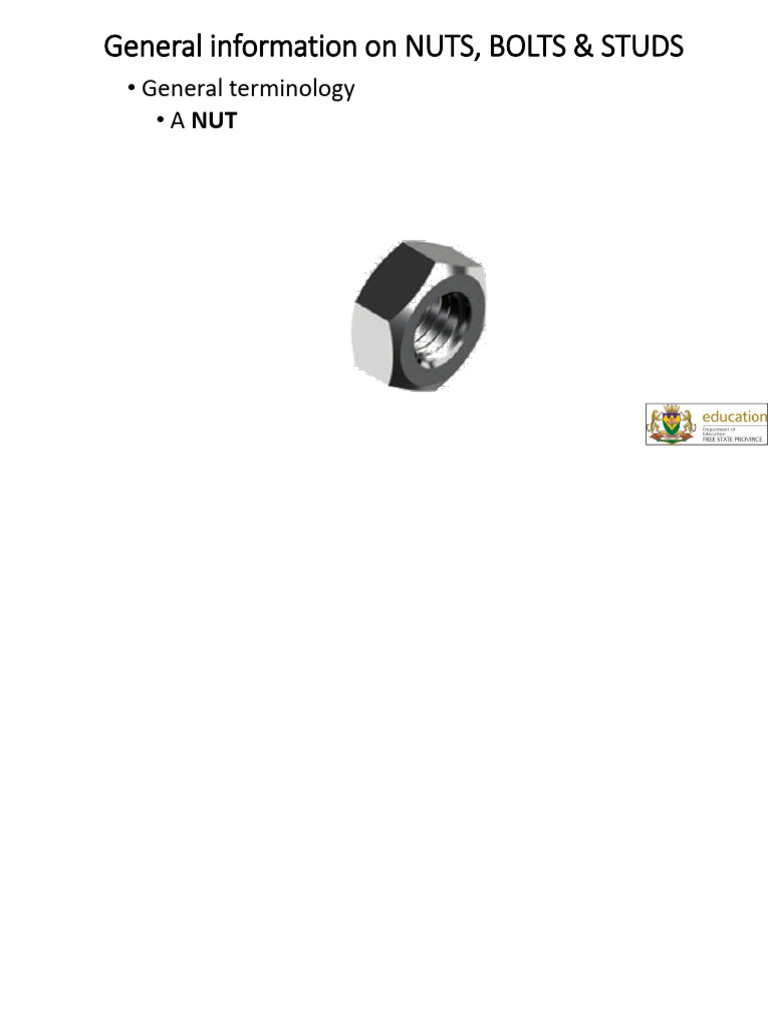 P 2 - Q 4 - Principles of Nuts and Bolts Assembly Drawings-1 | PDF ...