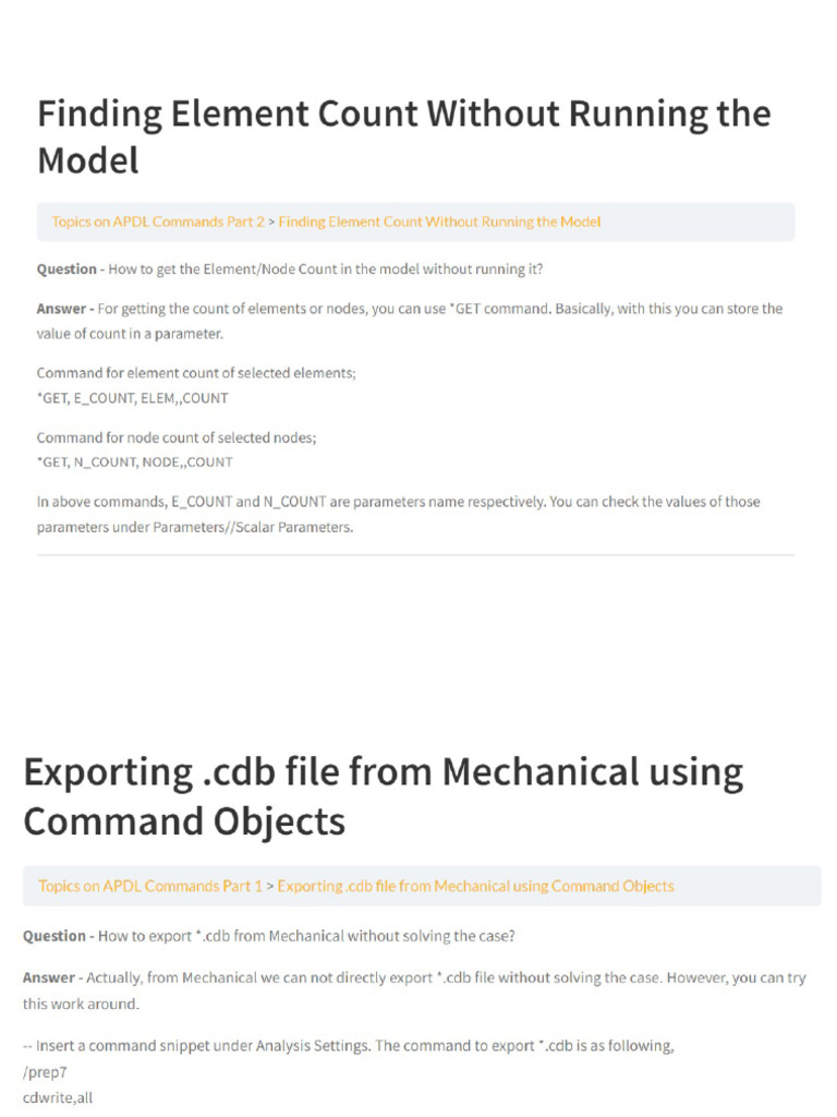 Apdl 3 | PDF