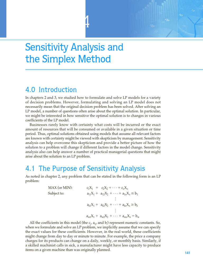 LP 3 of 3_Sensitivity Analysis | PDF | Mathematical Optimization | Profit (Economics)