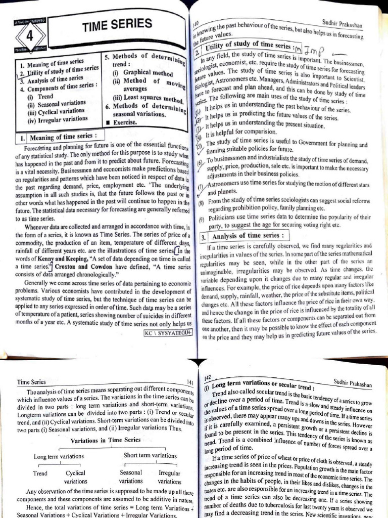 Unit - 4 [Time Series]_d52e1d81-11d4-4446-9873-f5c031c1a52b | PDF ...