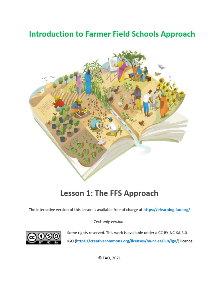 Farmers Field School Approach | PDF | Agriculture | Natural Environment