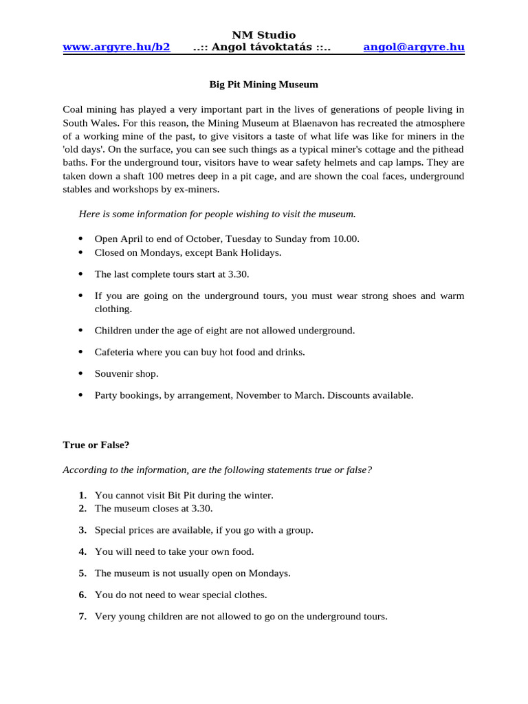 Reading For Language Exam Practice | PDF