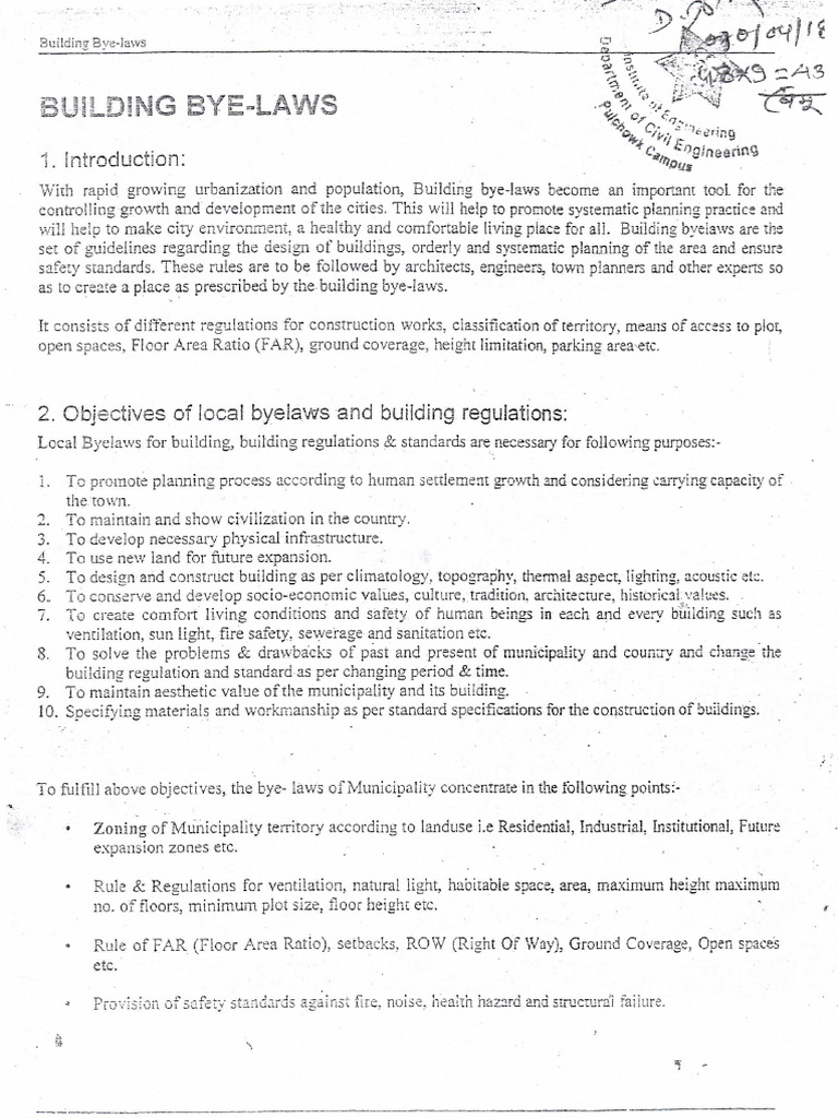 IOE Building Drawing | PDF