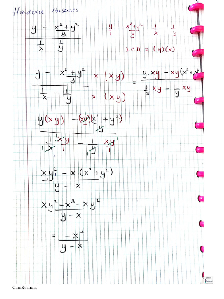 Hand Out Answers | PDF