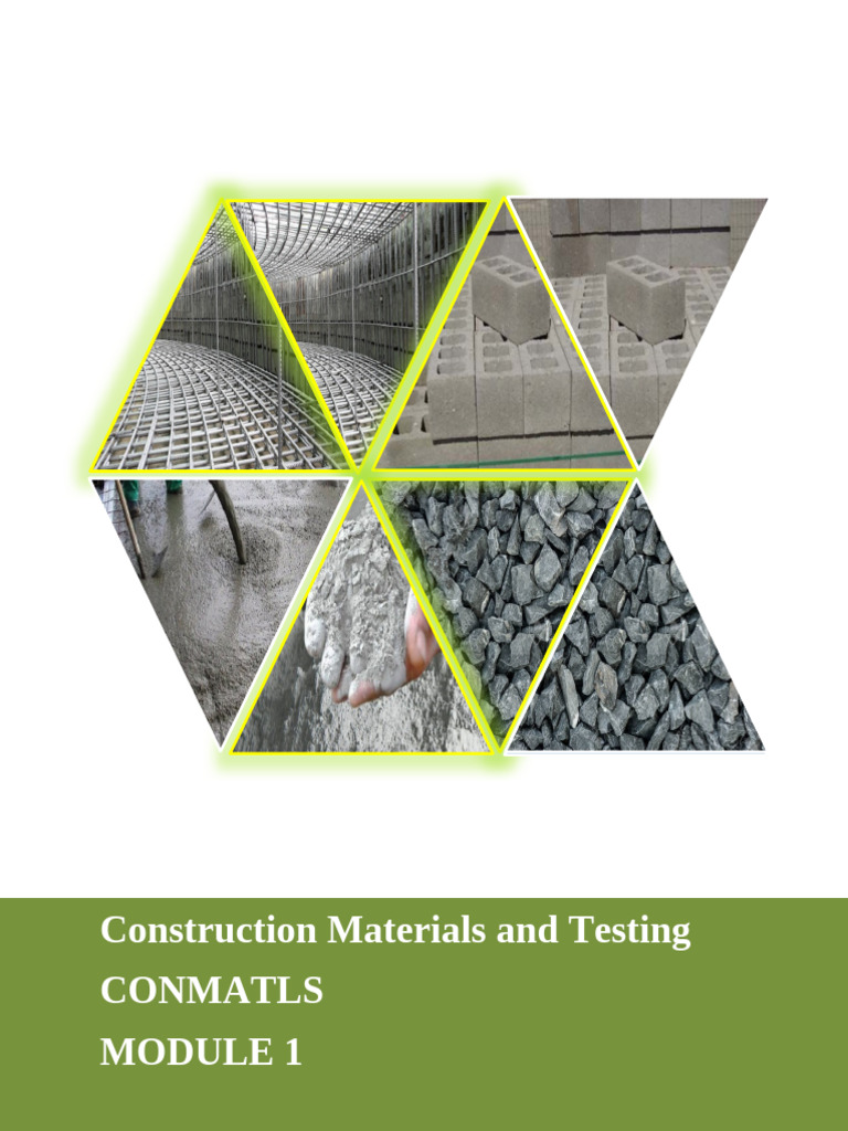 Module 1 Conmatls Chapter 1 | PDF | Cement | Concrete