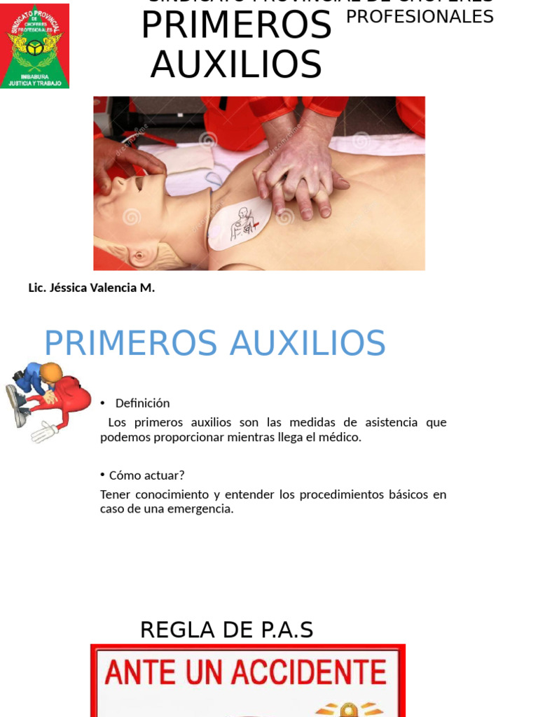Primeros Auxilios Clases | PDF | Quemar | Primeros auxilios
