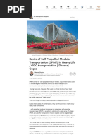 SPMT Description Incl Drawings | PDF | Trailer (Vehicle) | Crane (Machine)