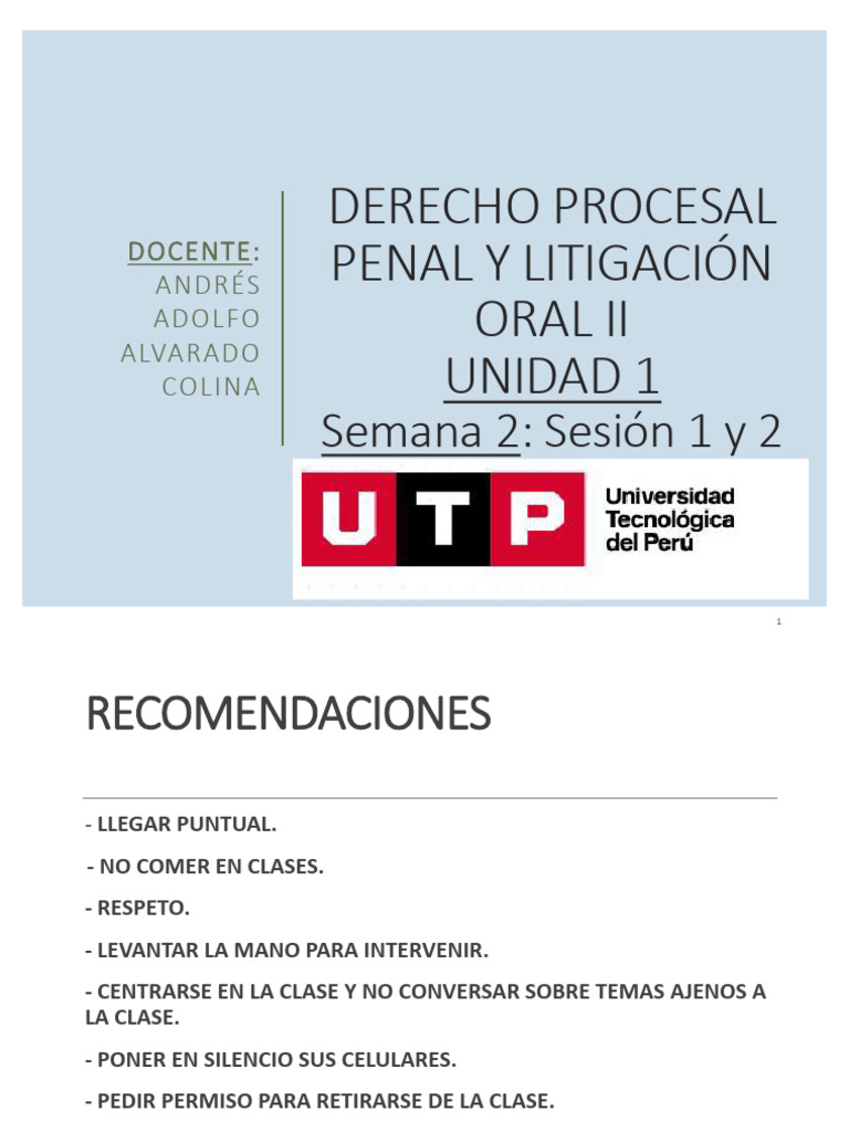 Semana 2 - Utp - Marzo 2024 Acabado | PDF