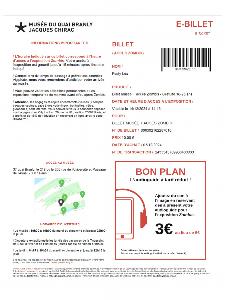 E-Billet - Zombis | PDF