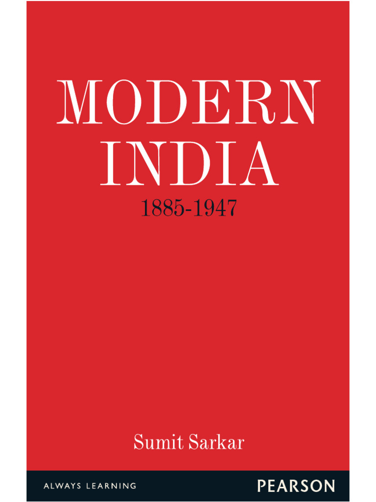 Sumit Sarkar (2005) - Modern India 1885-1947. Delhi Macmillan | PDF