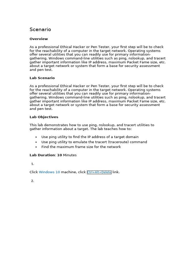 Ethical Hacking: Network Probing Basics | PDF | Computer Networking | Computing