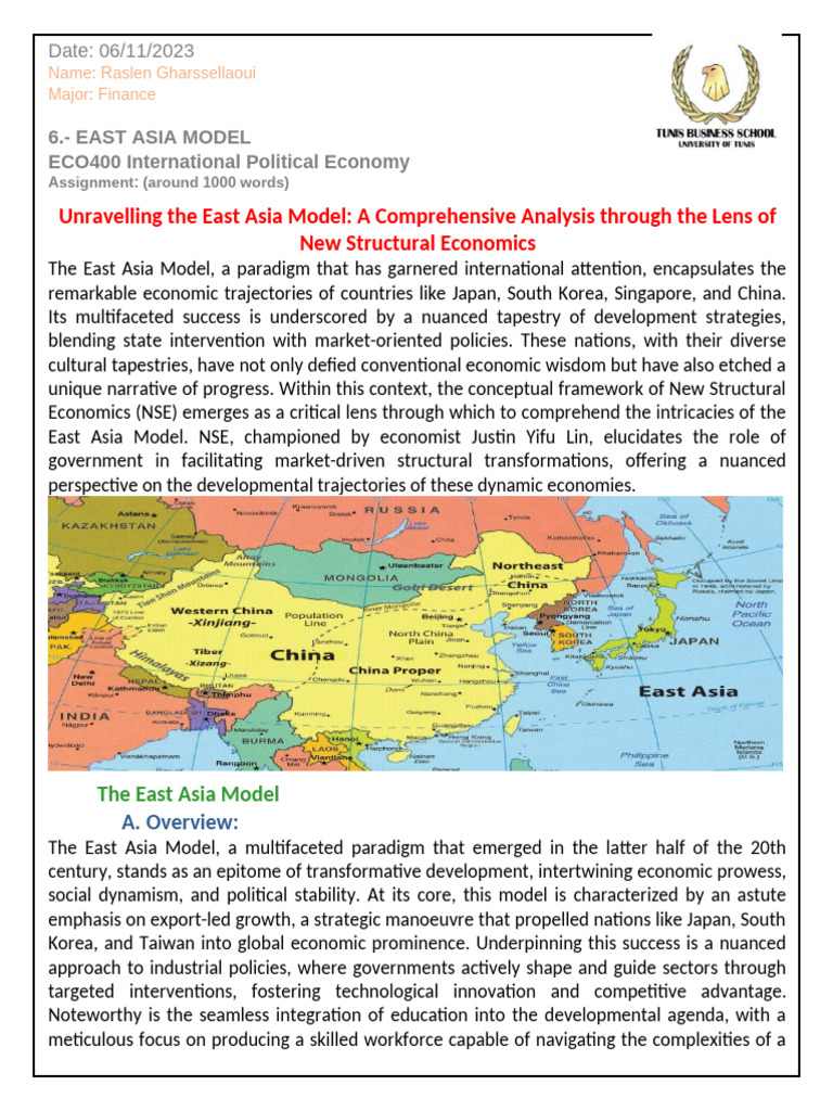 Raslen Gharssellaoui - East Asia - Minor IBE | PDF | East Asia | Innovation
