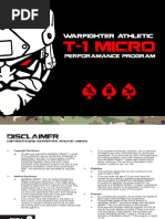 Warfighter Athletic Tactical Raider Program | PDF | Strength Training | Physical Fitness