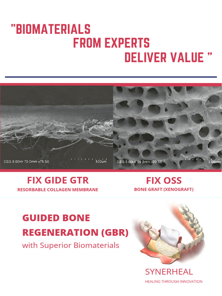Resorbable Collagen Membranes & Grafts | PDF | Bone | Wound