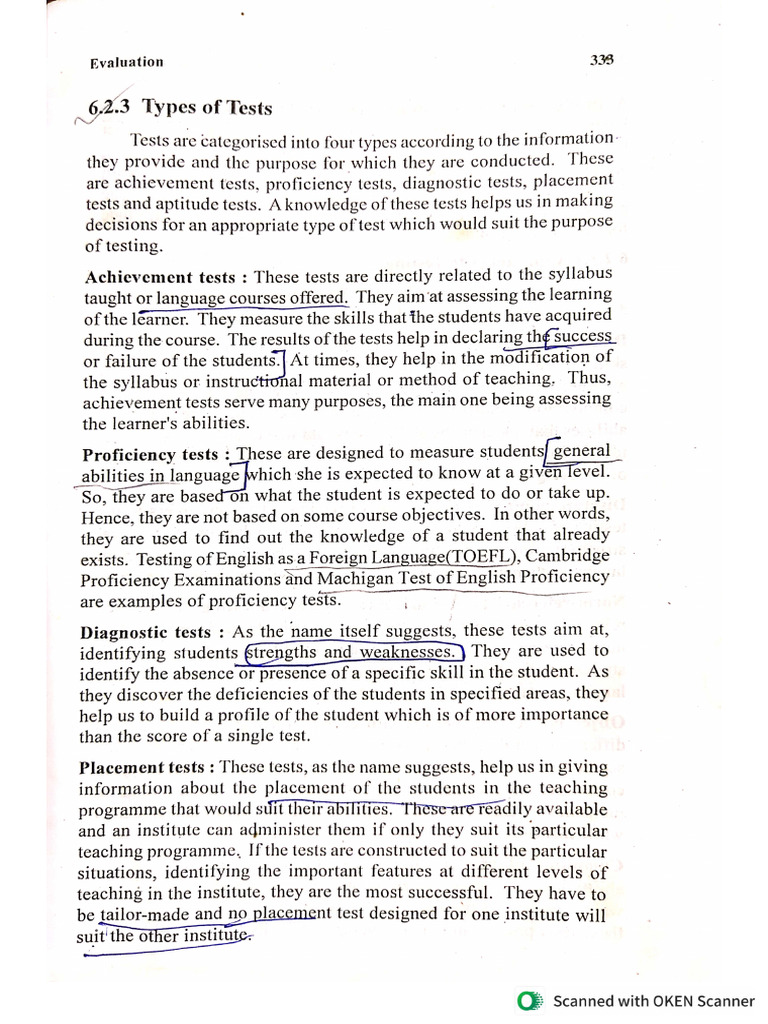 Types of Tests | PDF