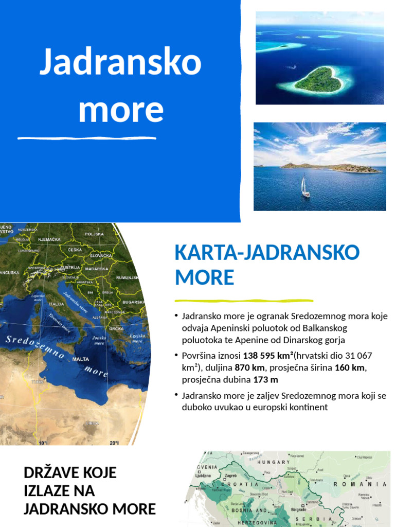 Jadransko More Prezentacija | PDF