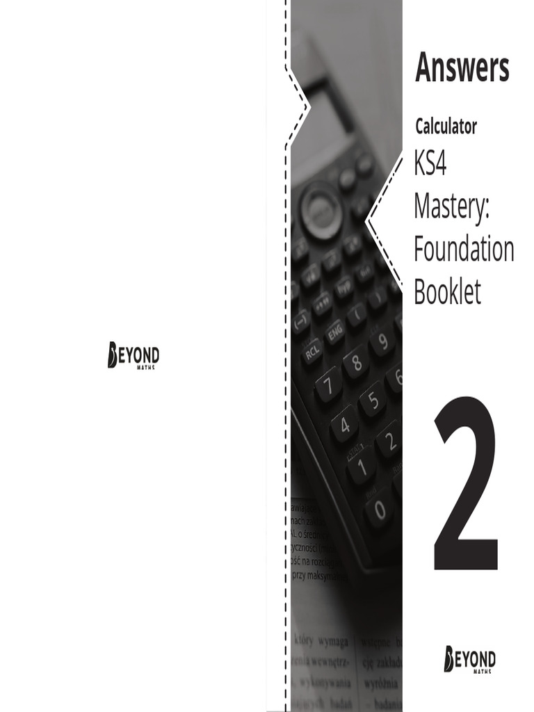 KS4 Mastery Foundation 2 - Answers | PDF