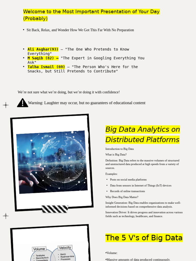 Big Data Distributed Platforms | PDF | Apache Spark | Apache Hadoop
