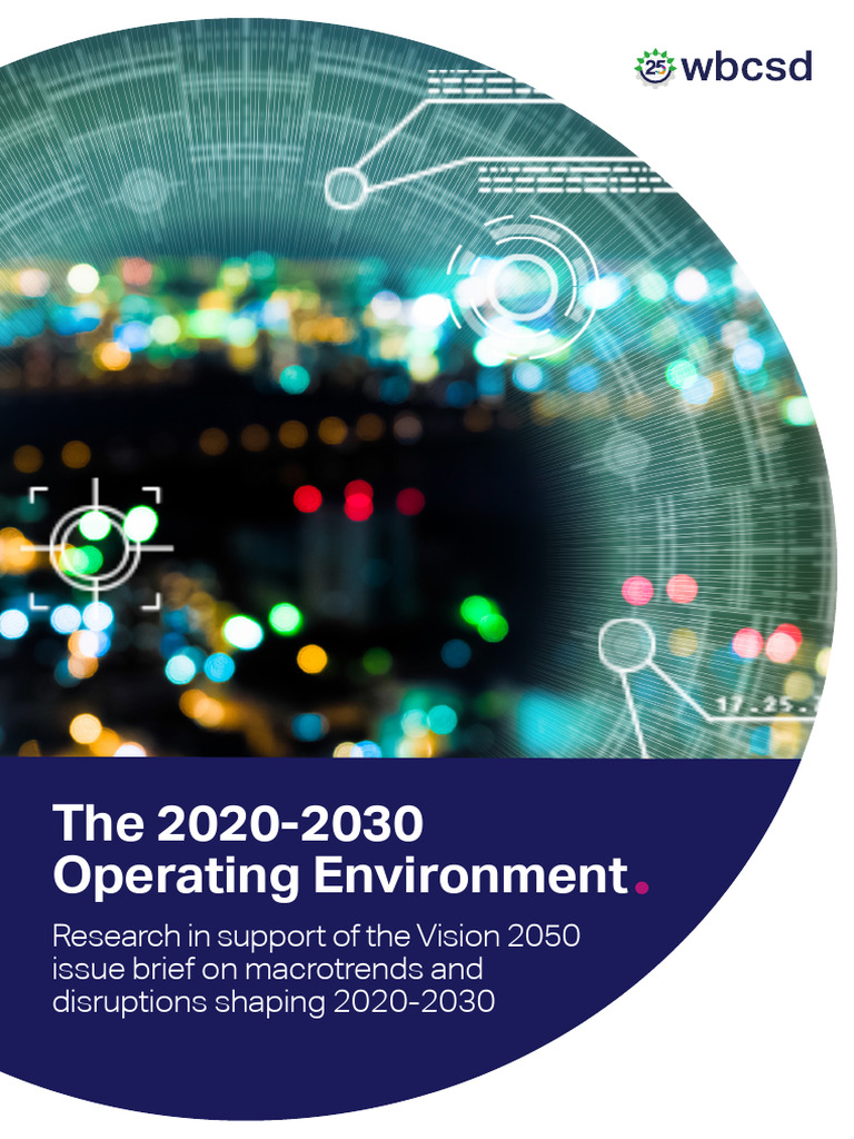 2020-2030 Macrotrends Analysis for Vision 2050 | PDF | Environmental ...