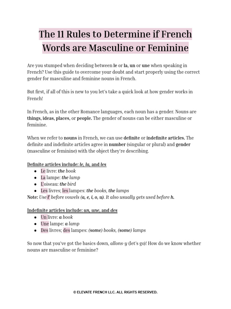 a43050b1-79d1-448b-9a55-e429e599d9b7 | PDF | Grammatical Gender | Noun