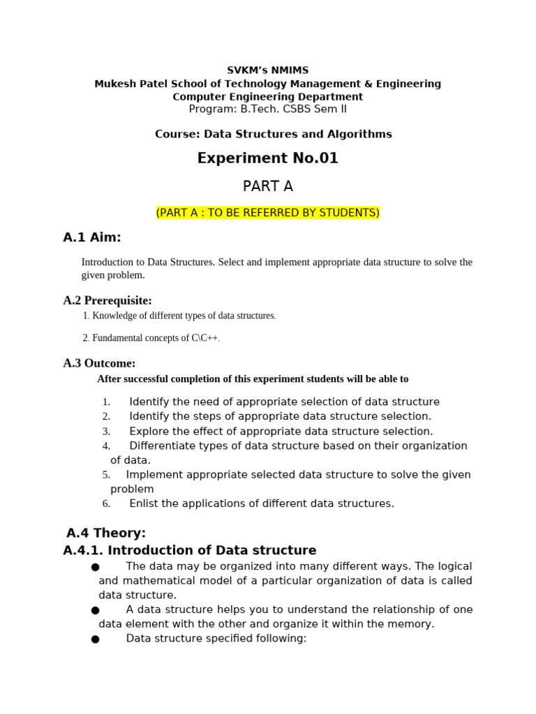 Lab Manual For Exp No 01 | PDF | Queue (Abstract Data Type) | Data Structure