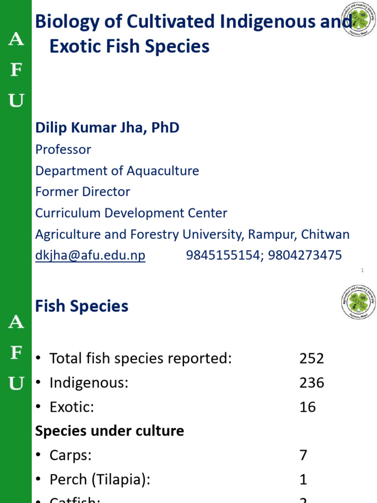 Biol-cult-Fishes-I | PDF | Fish | Fishkeeping